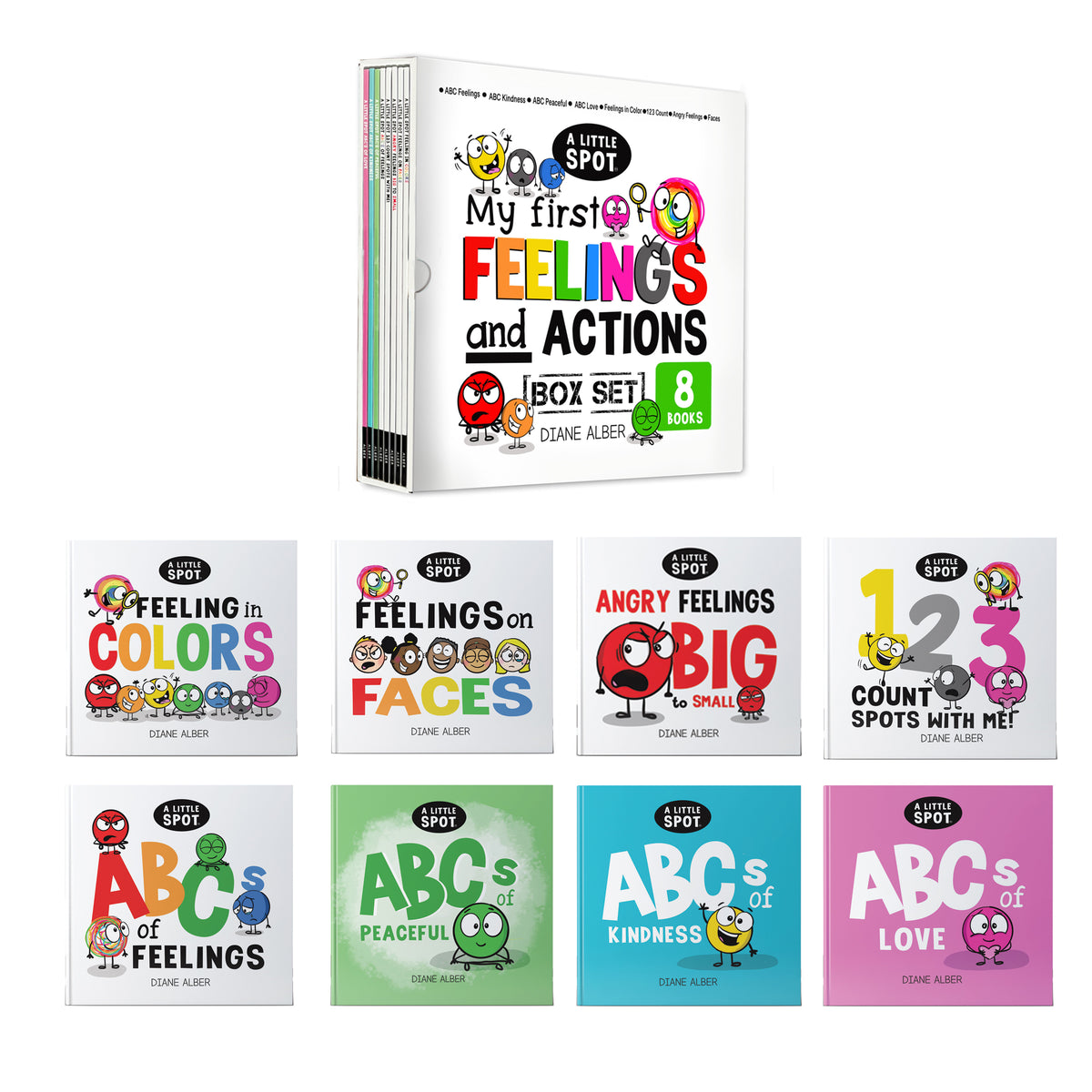 A Little SPOT My first Feelings and Actions Book Box Set – Diane Alber