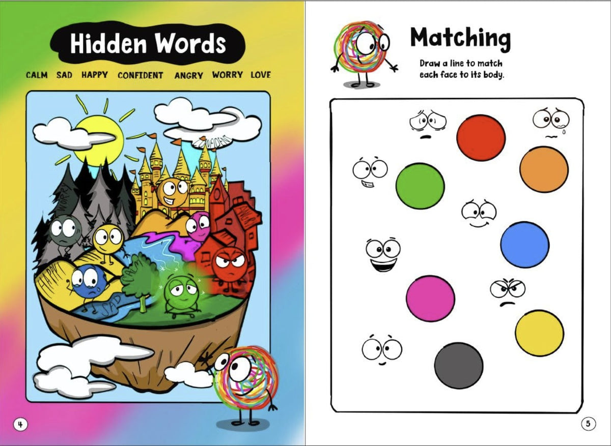 A Little Scribble SPOT Activity Book-Mazes, Puzzles, Coloring, and mor ...