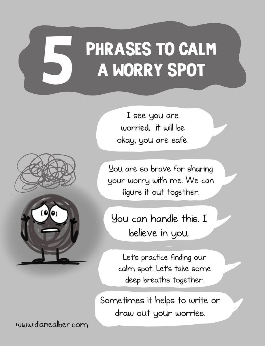 A little SPOT 5 phrases poster digital download printable – Diane Alber