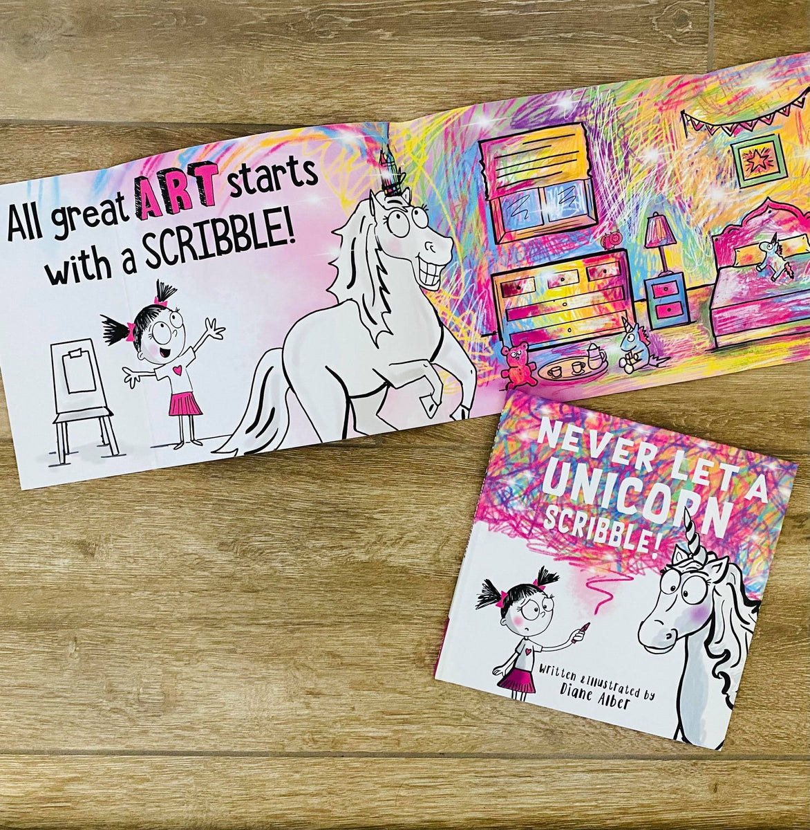 Never Let a Unicorn Scribble! – Diane Alber