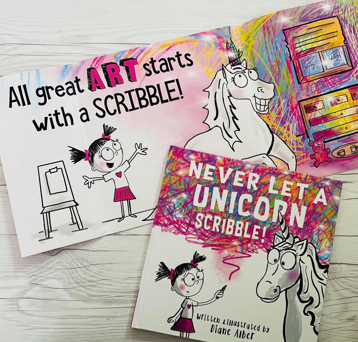 Never Let a Unicorn Scribble! – Diane Alber