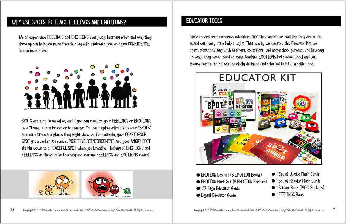 ( Educator Guide) A Little SPOT of Feelings & Emotions (Spiral Bound ...