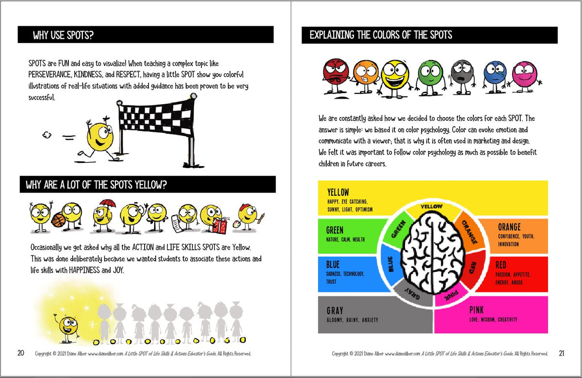 ( Educator Guide) A Little SPOT of Life Skills & Actions Educator Guid ...