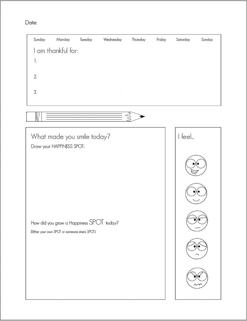 A Little SPOT of Happiness-Download Activity Printable – Diane Alber