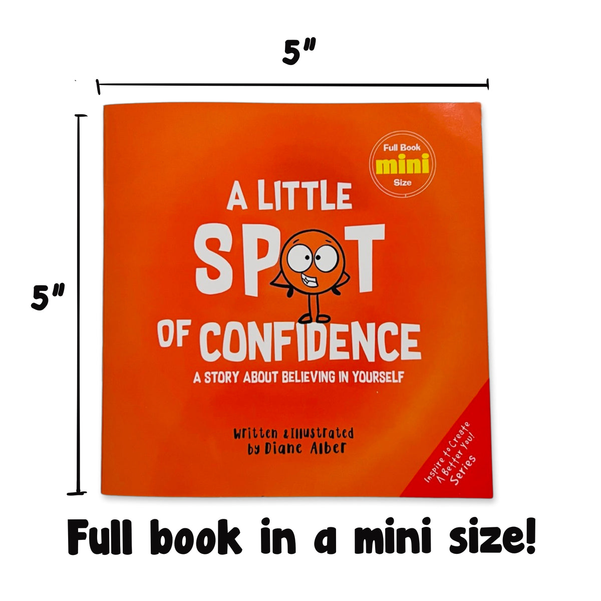 25 Mini Classroom Set Books Confidence SPOT – Diane Alber