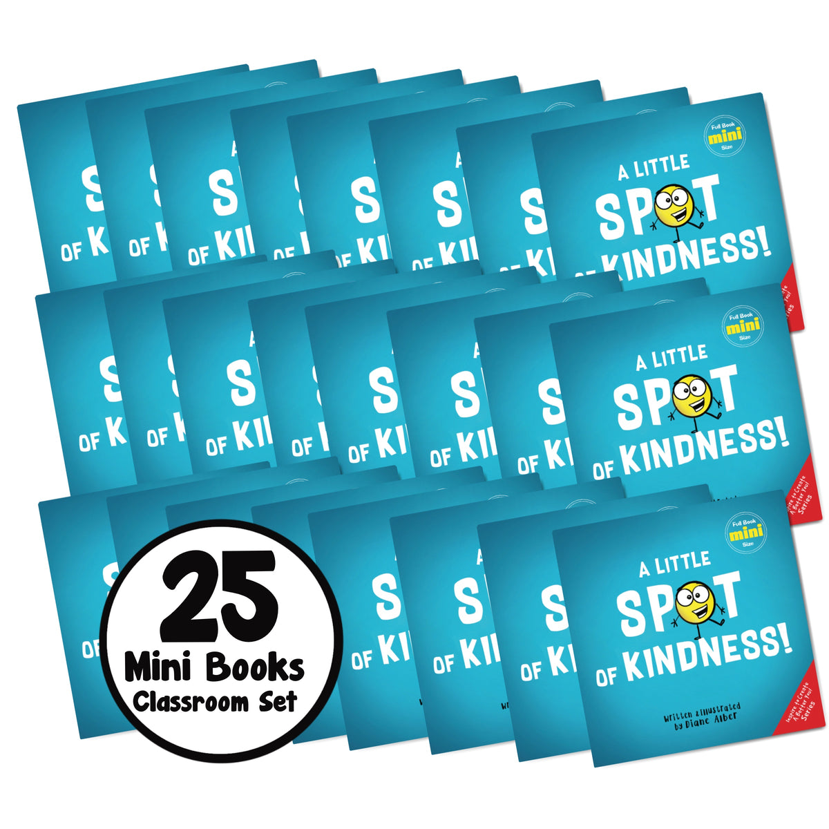 25 Mini Books Classroom Set Kindness SPOT – Diane Alber