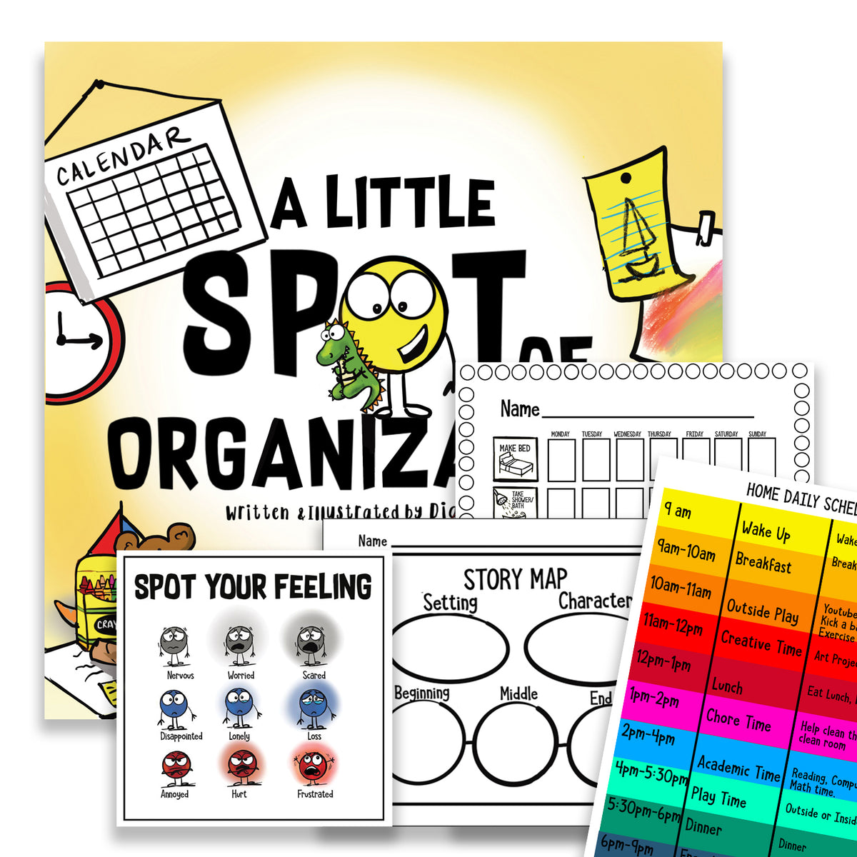 A Little SPOT of Organizatiom-Download Activity Printable – Diane Alber