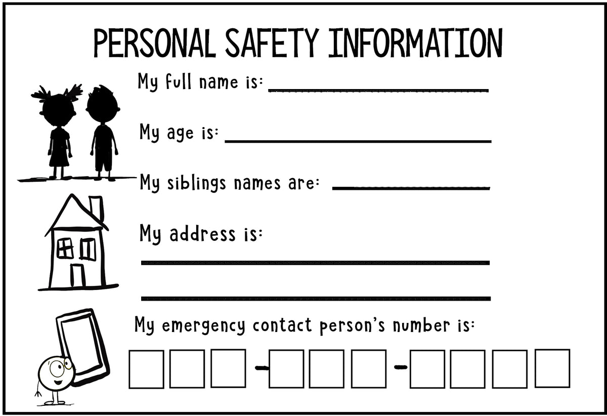 A Little SPOT of Safety-Download Activity Printable – Diane Alber
