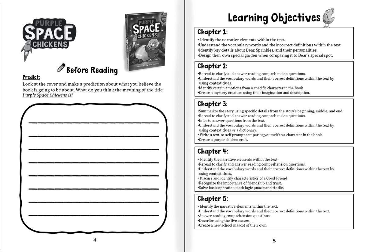 Digital PDF Sprinkles and Unicorn Reading Companion for Book 1 – Diane ...