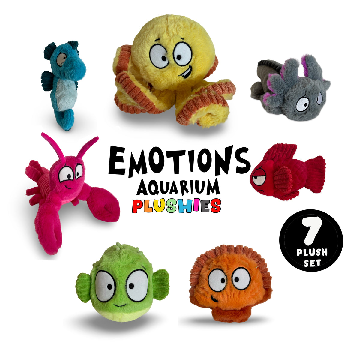 *SET* Emotion Aquarium Plush – Diane Alber