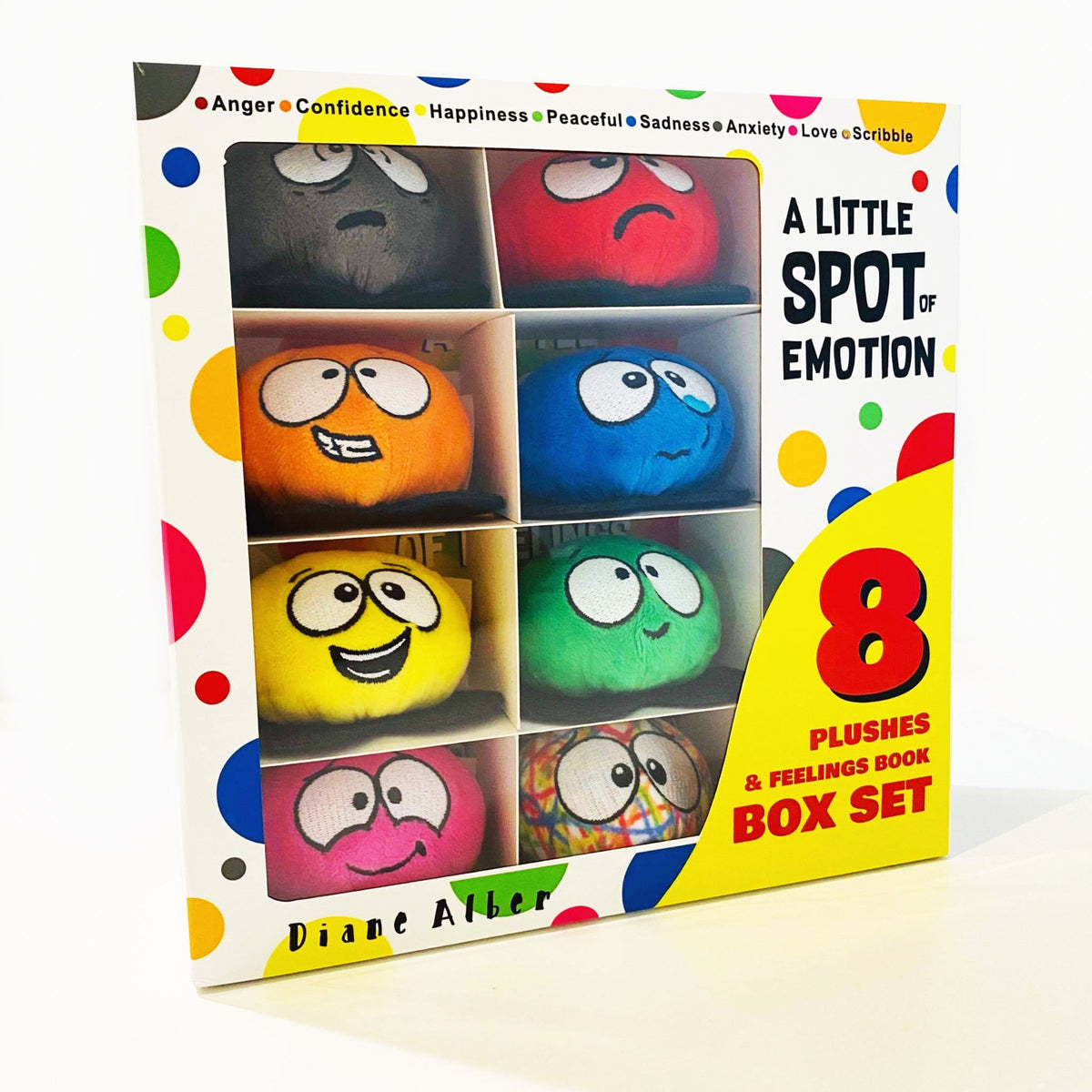 8 MINI Emotion Plush Toys with A Little SPOT of Feelings Hardcover Boo ...