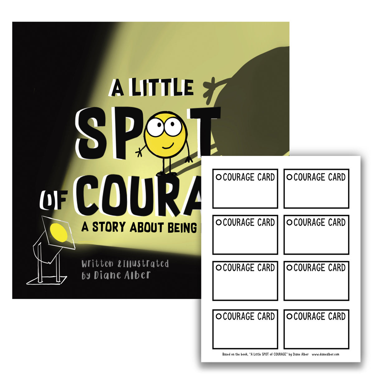 Courage Cards-Download Activity Printable – Diane Alber