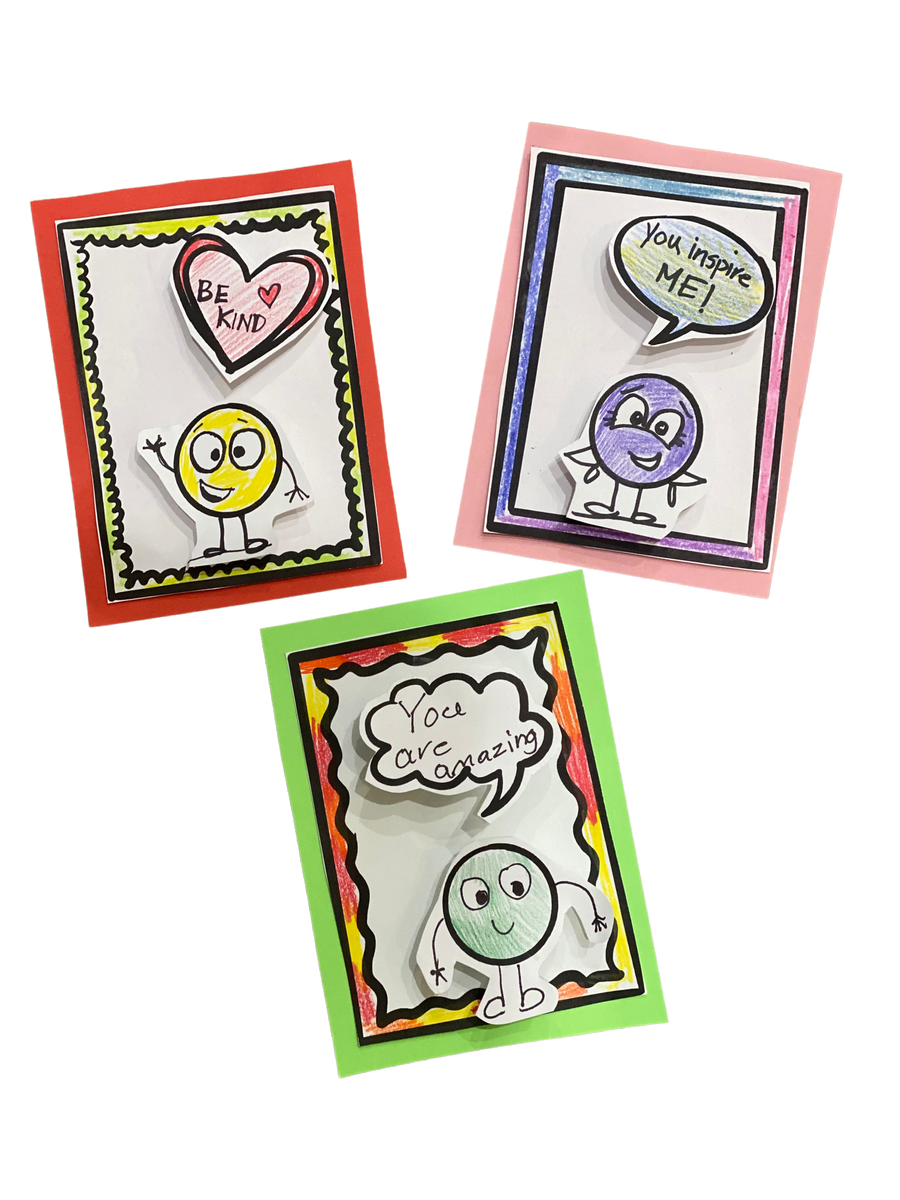 Kindness Pop Up Card template Download Activity Printable – Diane Alber