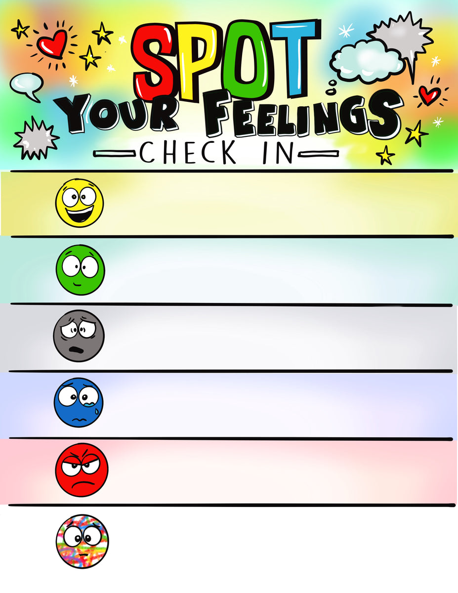 SPOT Check In poster and bookmark Digital Download – Diane Alber