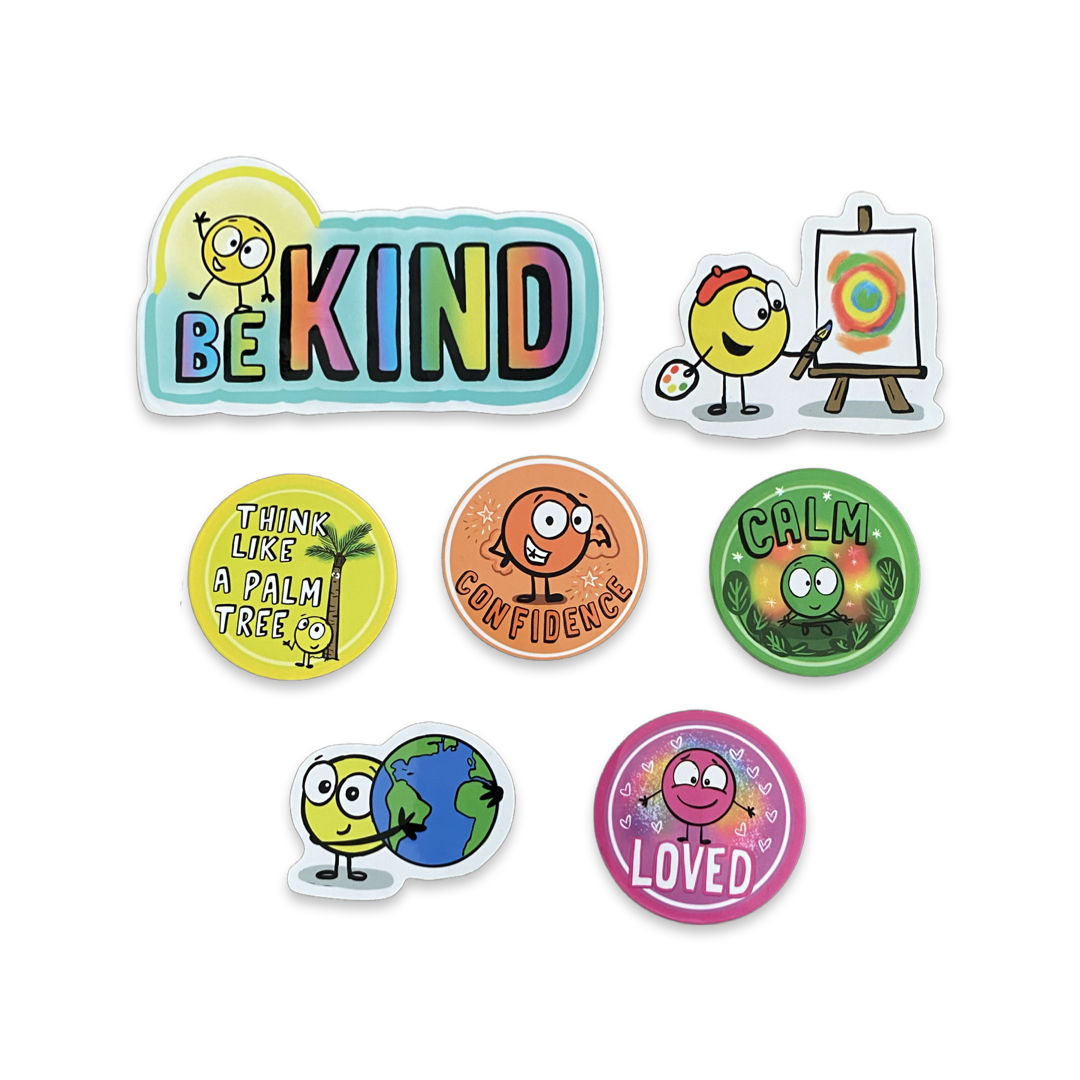 Waterproof SPOT and Scribble sticker Pack (22 Stickers) – Diane Alber