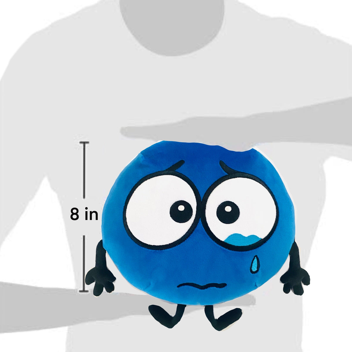 BIG BLUE Sadness Plush – Diane Alber